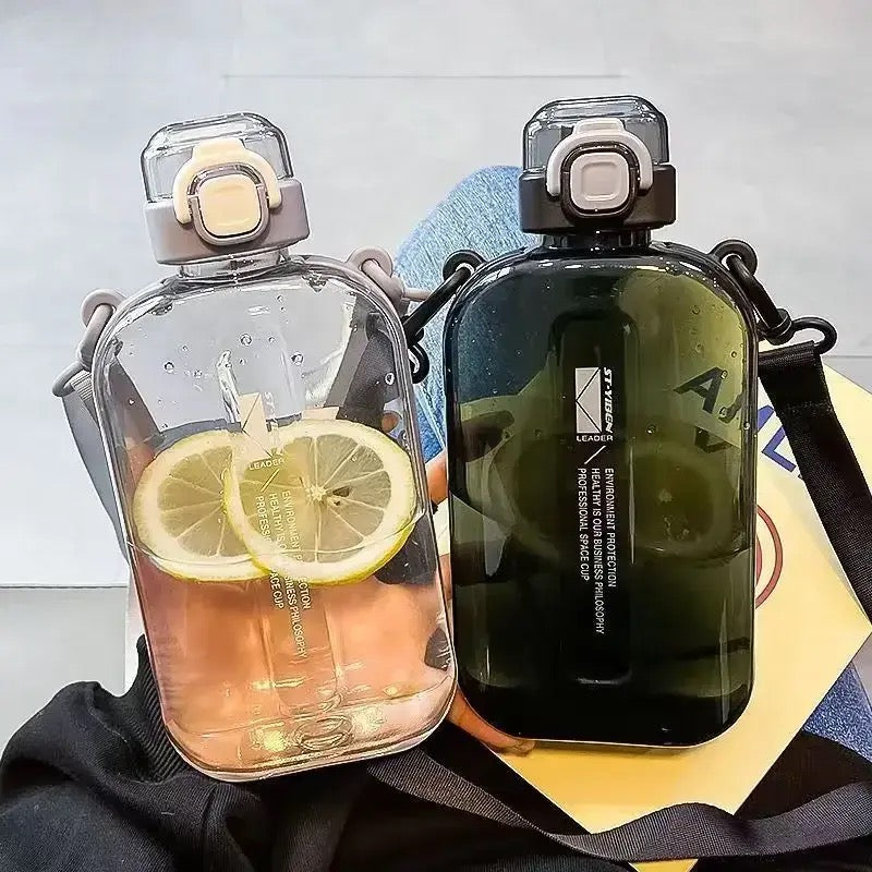 Flat Square Transparent water Bottle – Weeknd Shop Online